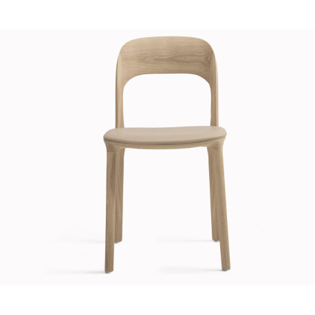 Chaise en bois massif assise tapissée Elle GoEs Meubles et objets